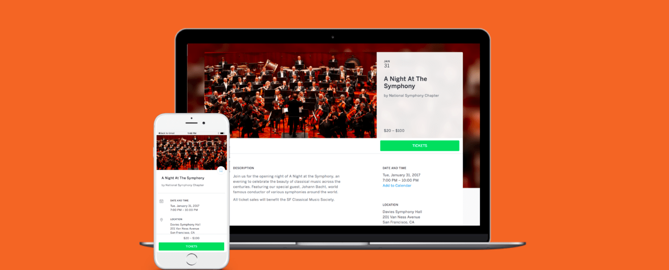 Our Updated Modern Event Listing Design