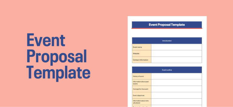 Event Proposal Template: How To Create A Great Proposal