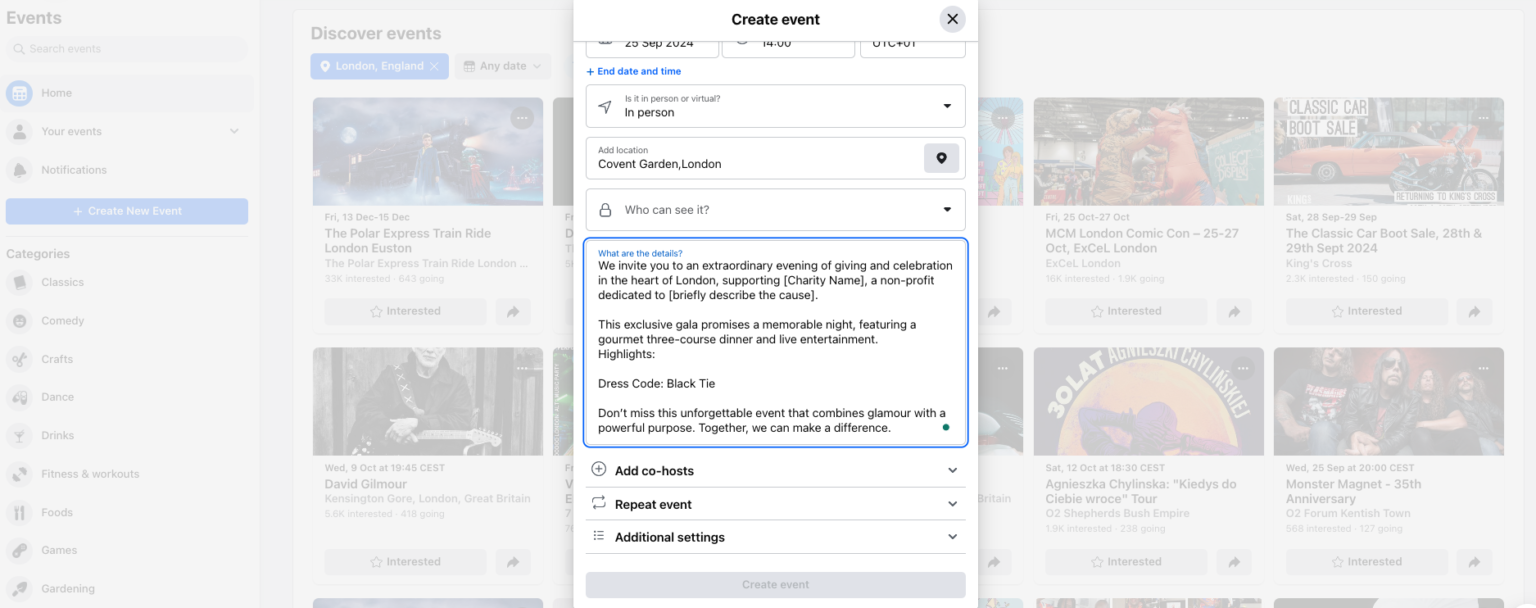 How to Create an Event on Facebook, Plus 4 Brilliant Examples to ...